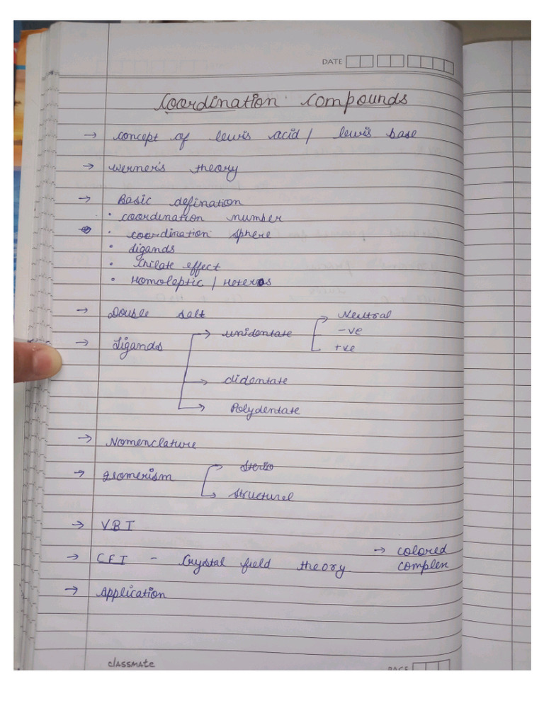Coordination Compounds | PDF