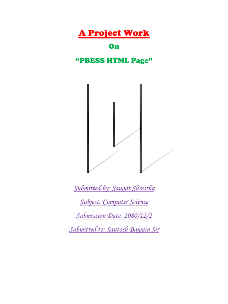 A Project Work | PDF | World Wide Web | Internet & Web