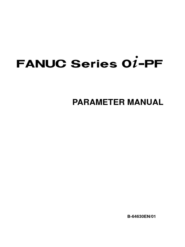 FANUC Series 0+-PF: Parameter Manual | PDF | Parameter (Computer Programming) | Bit