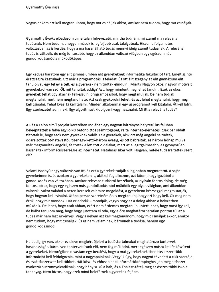 Atipikus Fejlődésű Gyerekek. Okok | PDF