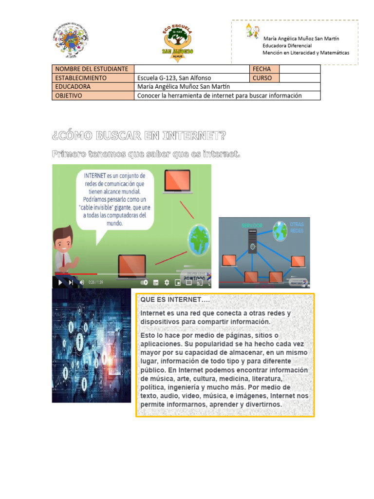 Como Buscar en Internet | PDF | Internet | Información