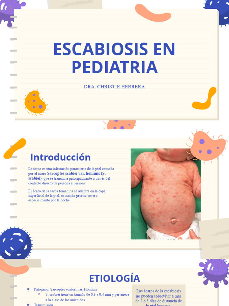 Escabiasis Pedia Dra Herrera | PDF | Especialidades Medicas ...