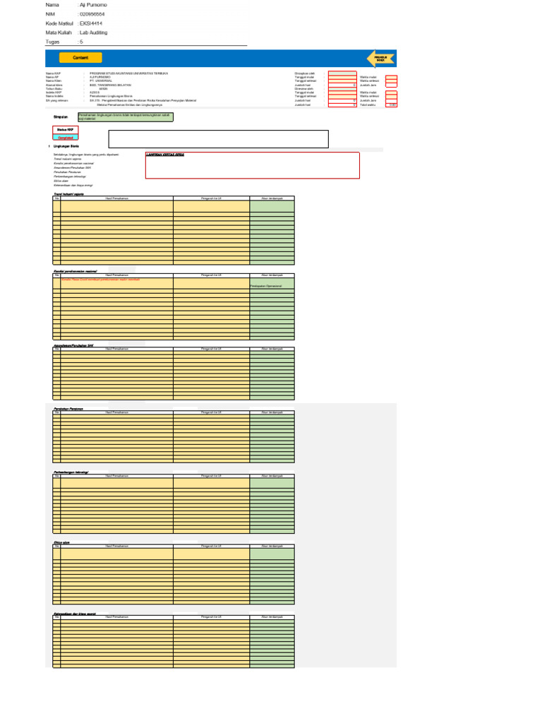 Tugas 5 Lab Auditing | PDF