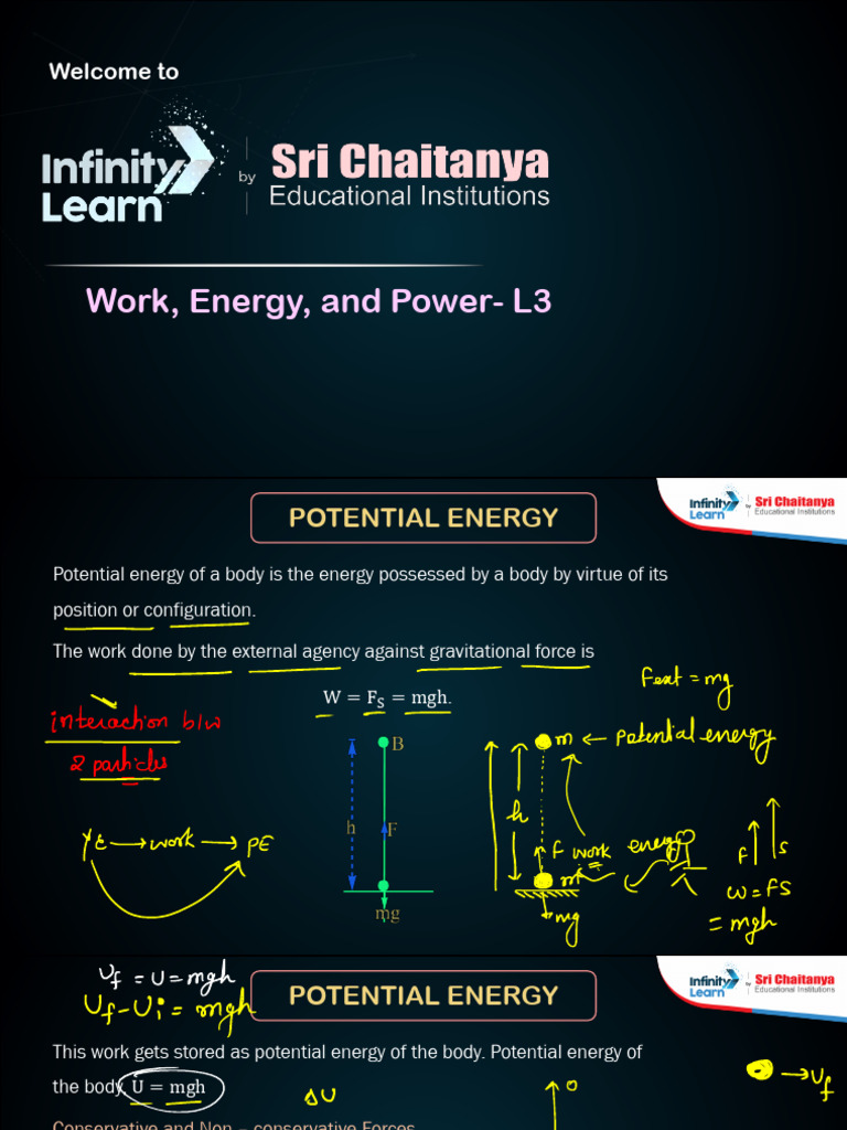 Potential Energy and Forces Guide | PDF | Force | Potential Energy