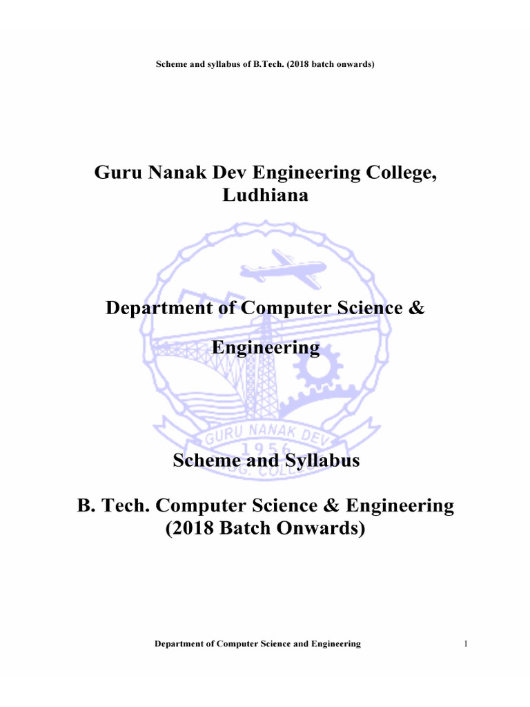 4th Semester Syllabus | PDF