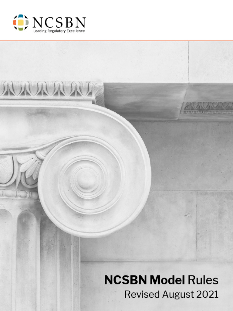 21 Model Rules | PDF | Nursing | Plea