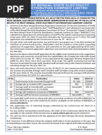CESC Tariff Rates 2024-25 Overview | PDF | Tariff | Economies
