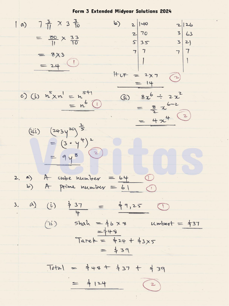 Form 3 Solutions Pdf