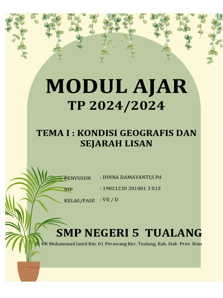 Modul Ajar Ok 2023 | PDF