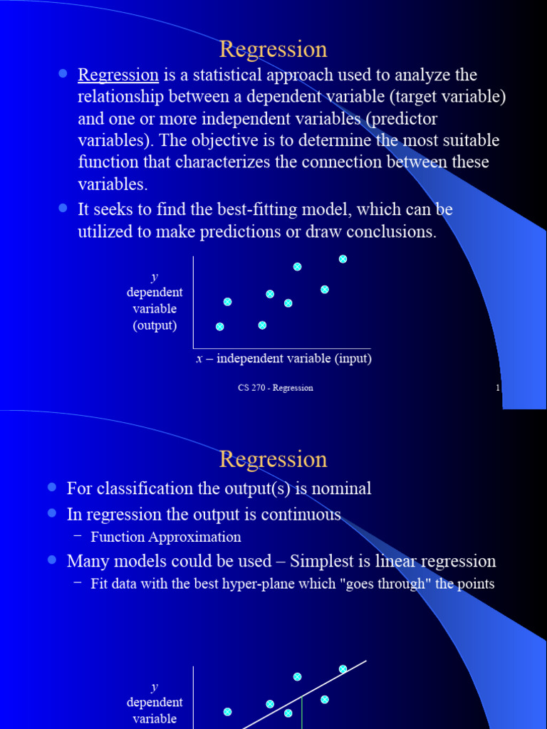Regression | PDF | Dependent And Independent Variables | Regression Analysis