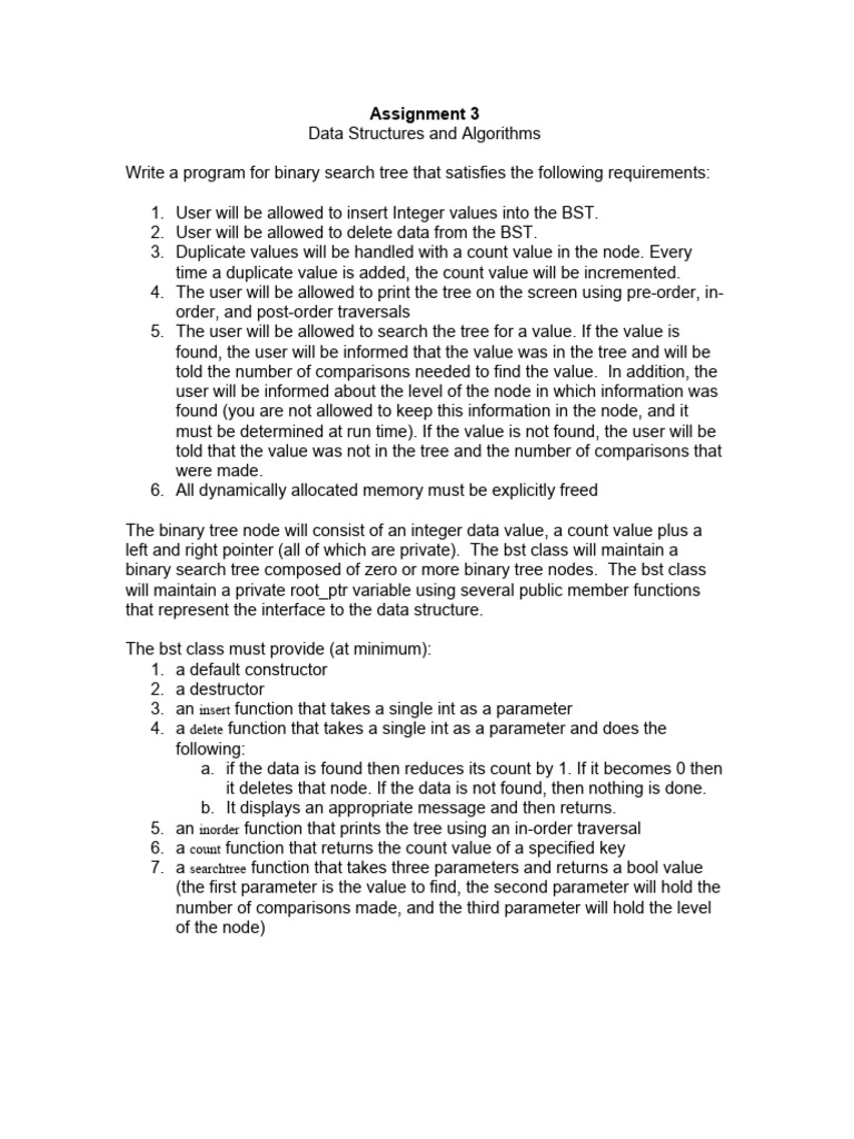 DSA Assignment 3 | PDF | Teaching Methods & Materials