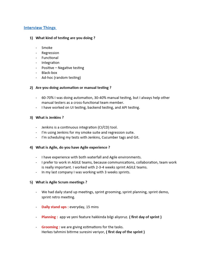 Interview Things | PDF | Class (Computer Programming) | Method (Computer Programming)