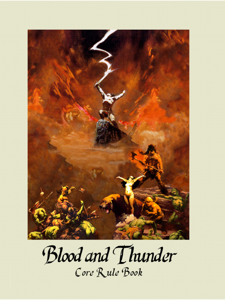 Blood and Thunder Core Rule Book | PDF | Sports & Recreation