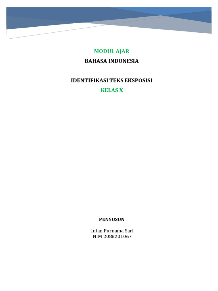 Modul Intan | PDF
