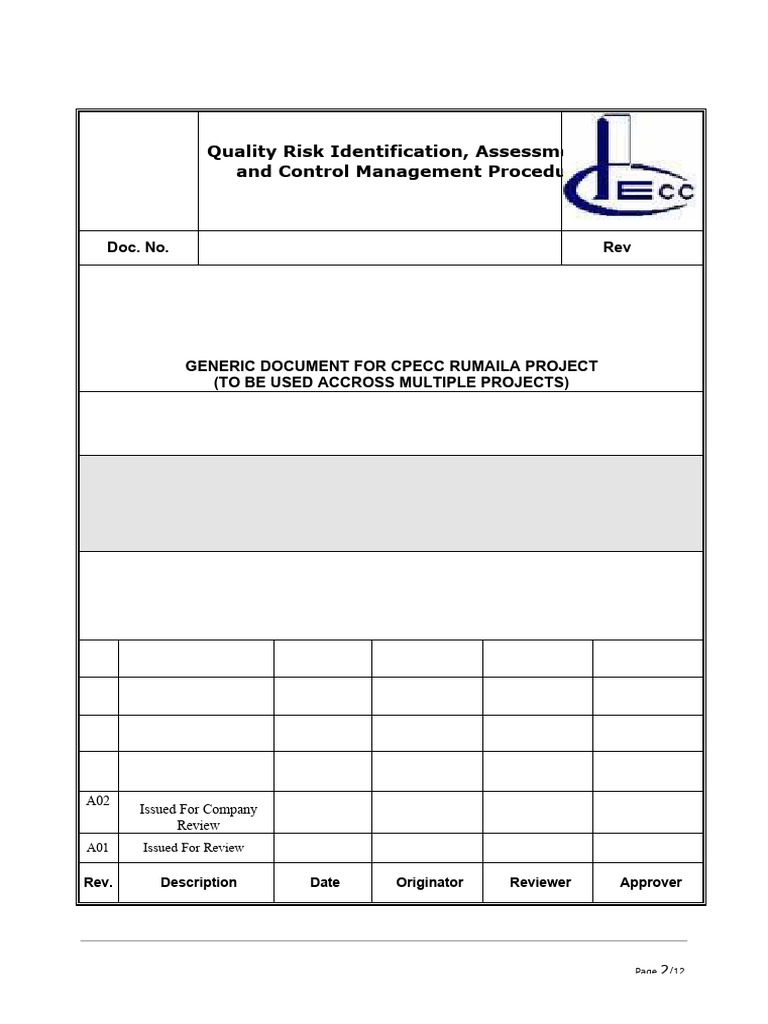 Quality Risk Management | PDF | Risk | Risk Management