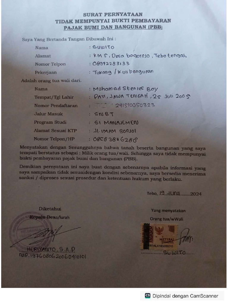 Surat PBB-compressed | PDF