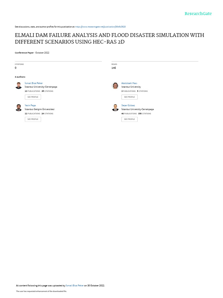 6.peker Haci Pasa Gulbaz DipconPaper3 | PDF | Dam | Flood