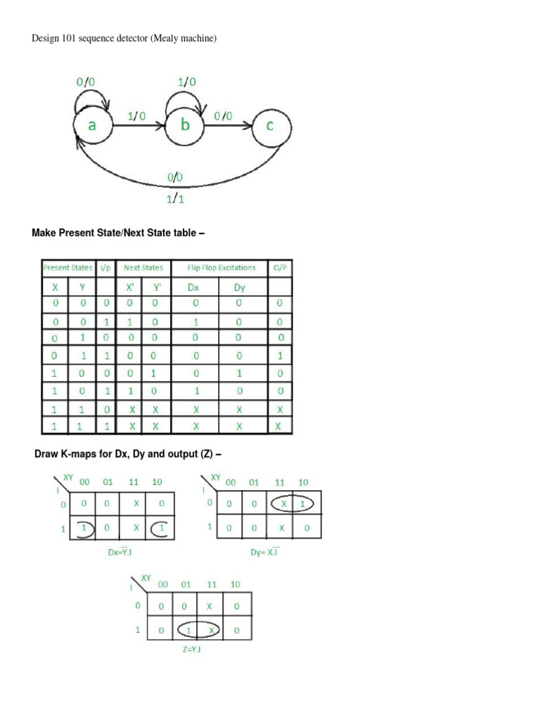 Sequence Detector | PDF | Computer Science | Electronic Design