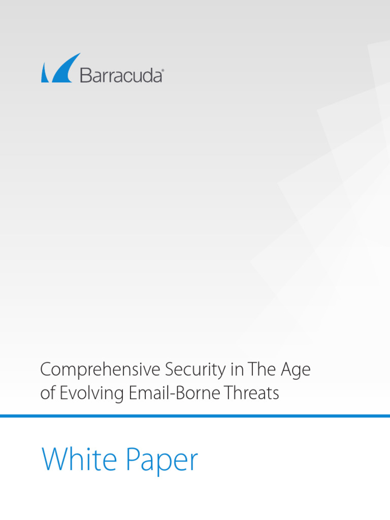 Barracuda Email Security WP Evolving Email Borne Threats US | PDF ...