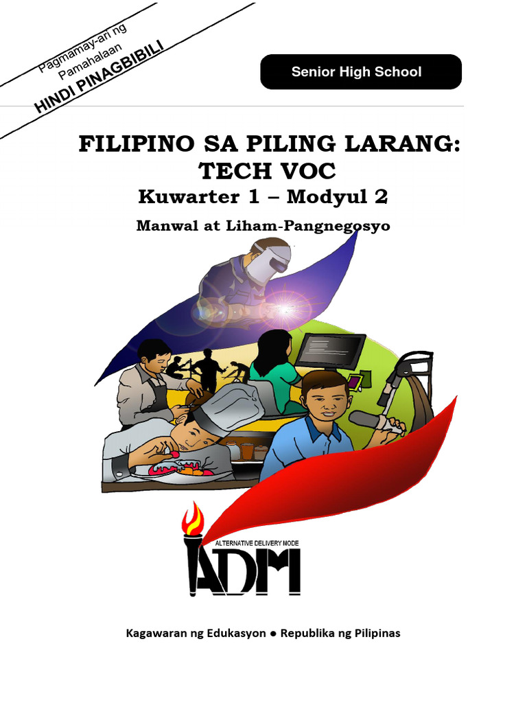 Filipino 12 Modyul 2 Adm | PDF