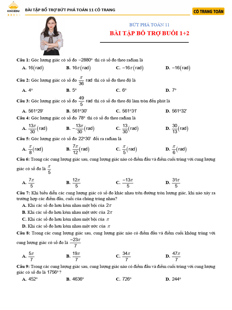 Bai Tap Bo Tro Buoi 1+2 | PDF