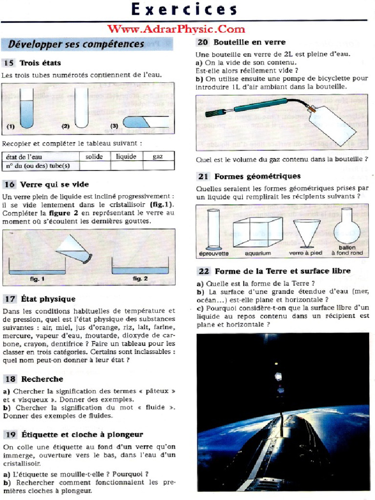 1-2 Les États de La Matière | PDF
