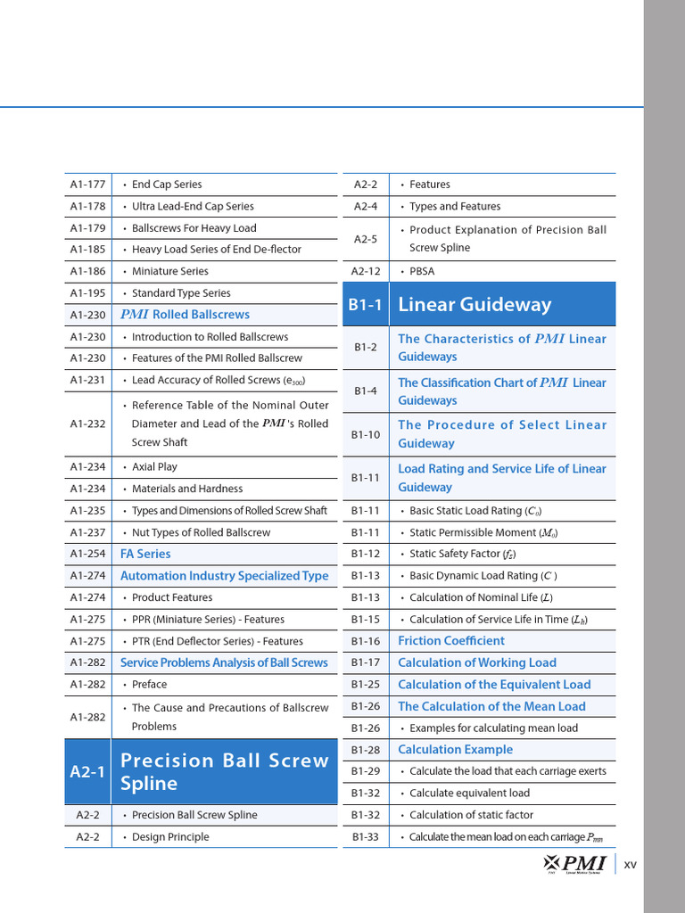 Katalog PMI PMI Catalogue | PDF | Friction | Stress (Mechanics)