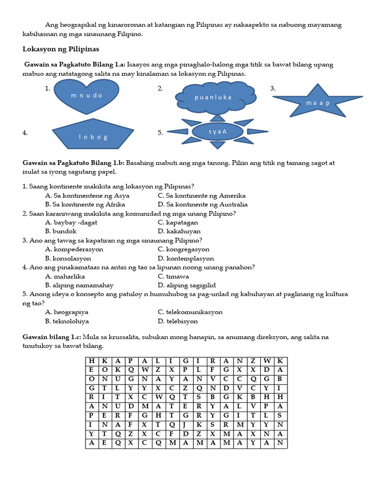 Ap Module Week 1 | PDF