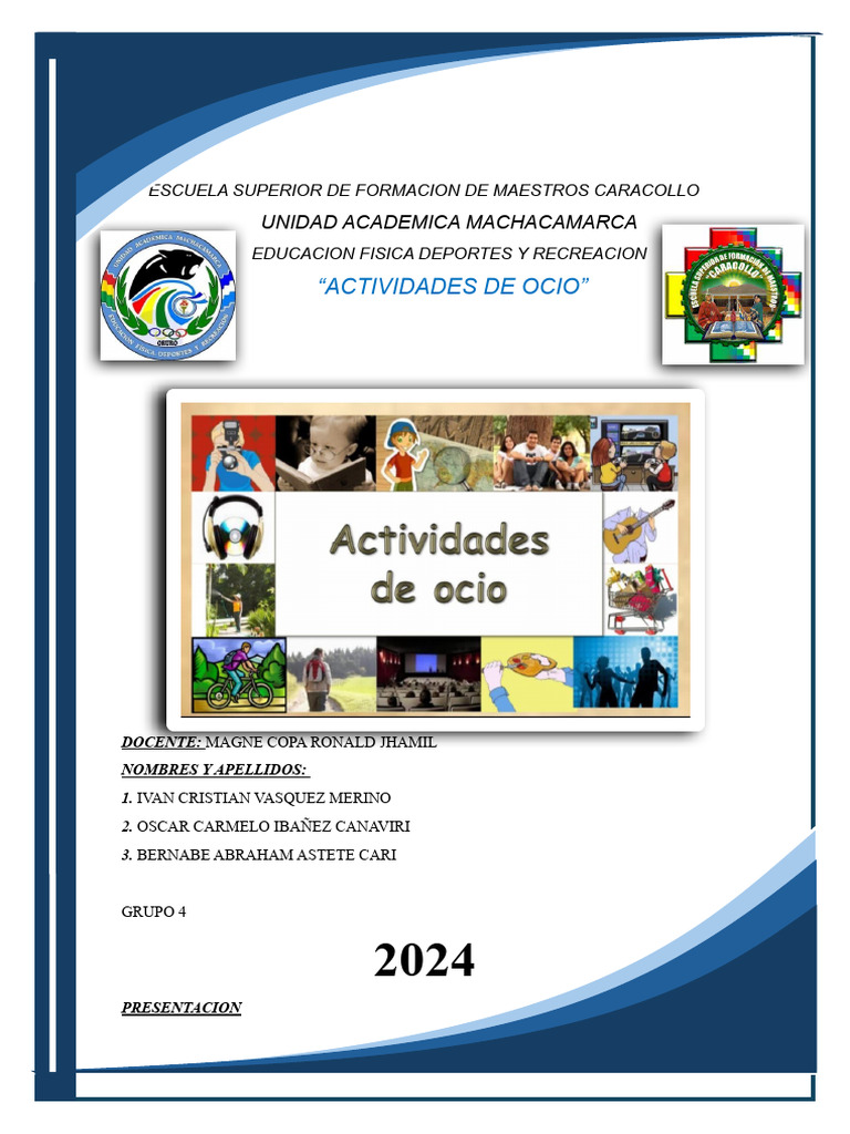 Texto Didactico Del Ocio | PDF | Memoria | Aprendizaje