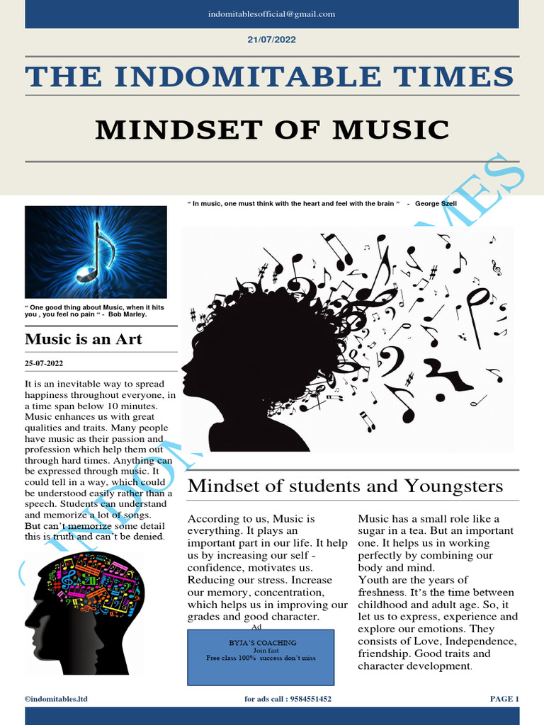 Newspaper | PDF | Psychology | Behavioural Sciences