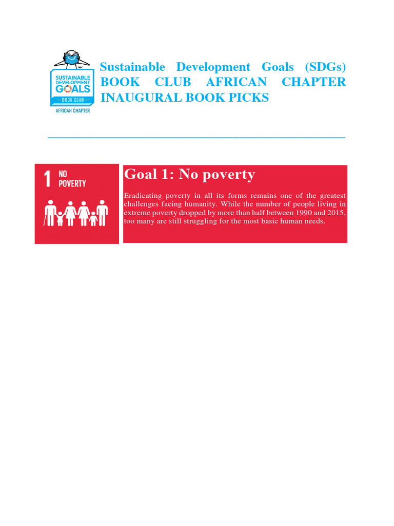 SDG BOOK CLUB English Reading List | PDF | Malnutrition | Hunger
