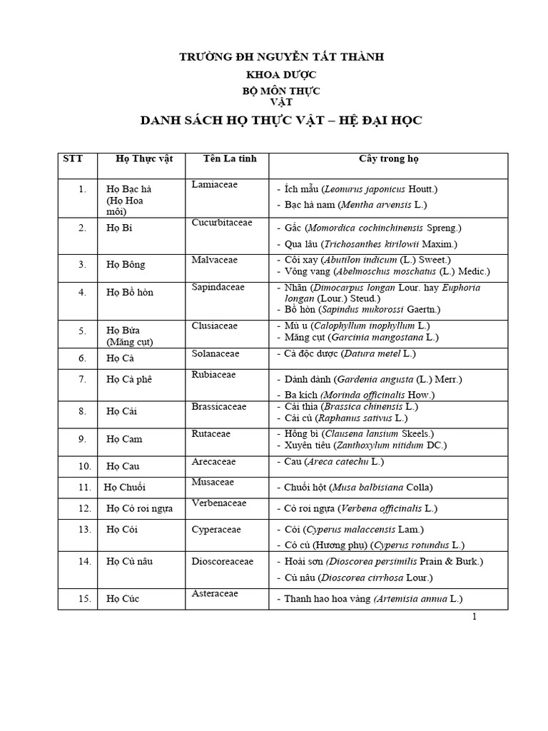 Danh Sach Ho Tv-He DH | PDF