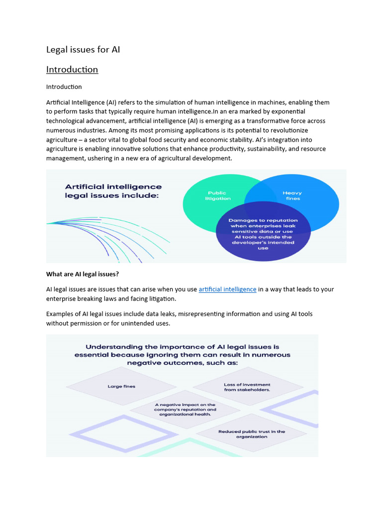 Legal Issues For AI by Papa | PDF | Artificial Intelligence ...