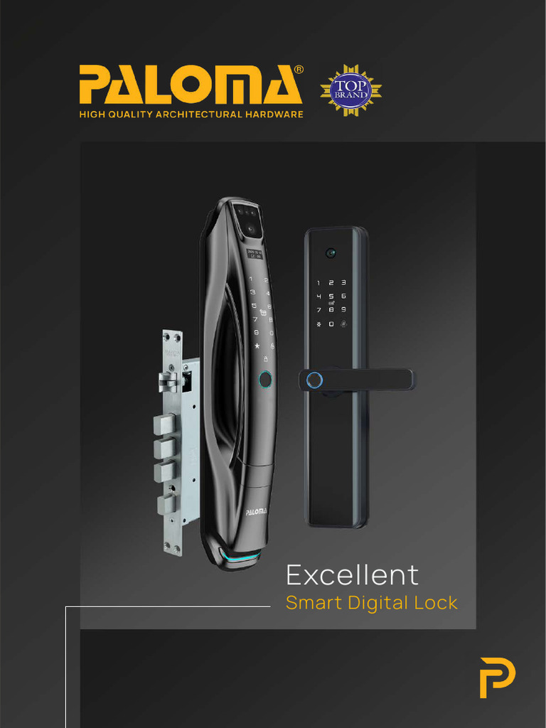 PALOMA Catalog Digital Lock v2407 1 | PDF | Smartphone | Touchscreen