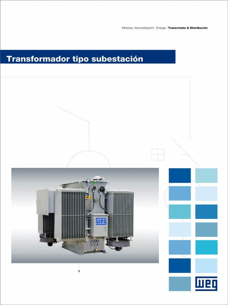 WEG Transformador Tipo Subestacion Catalogo Espanol | PDF