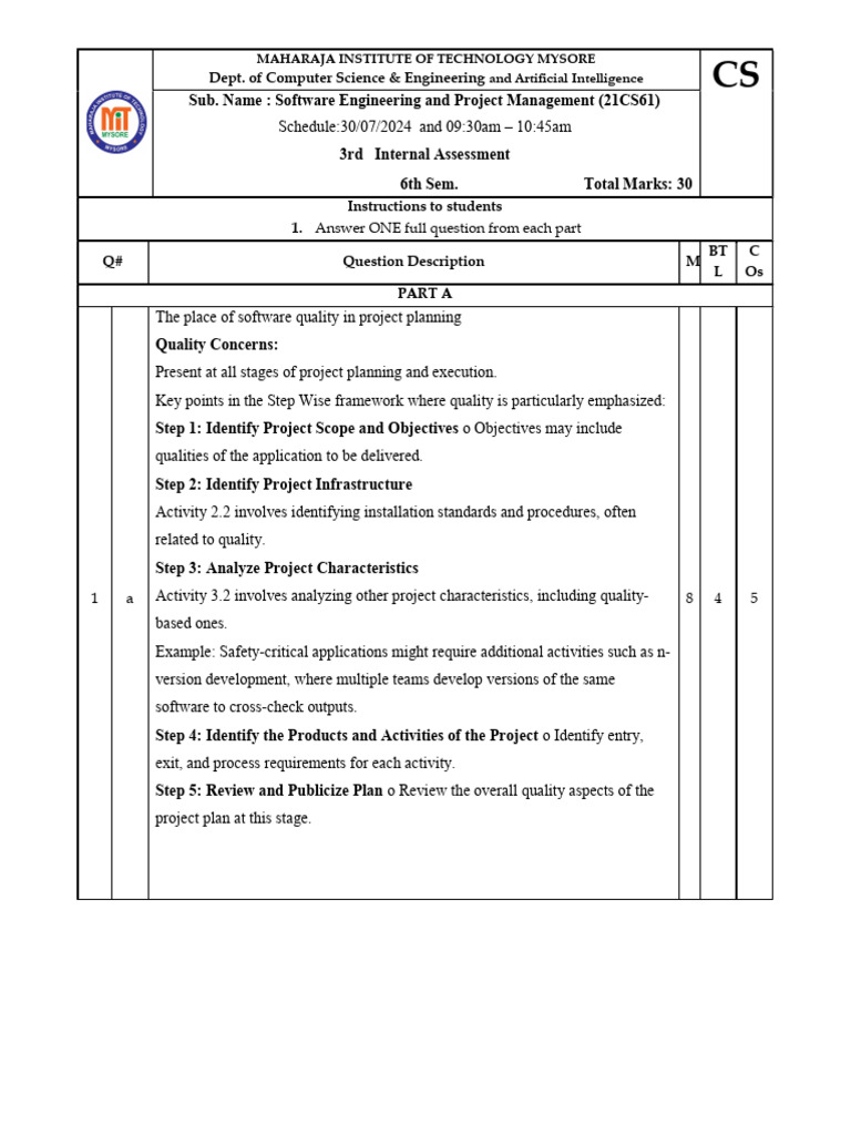 Paper1 Solution | PDF | Performance Indicator | Software Quality