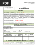 GINFO F 003 Forma ACTA DE COLINDANCIA - V2 | PDF