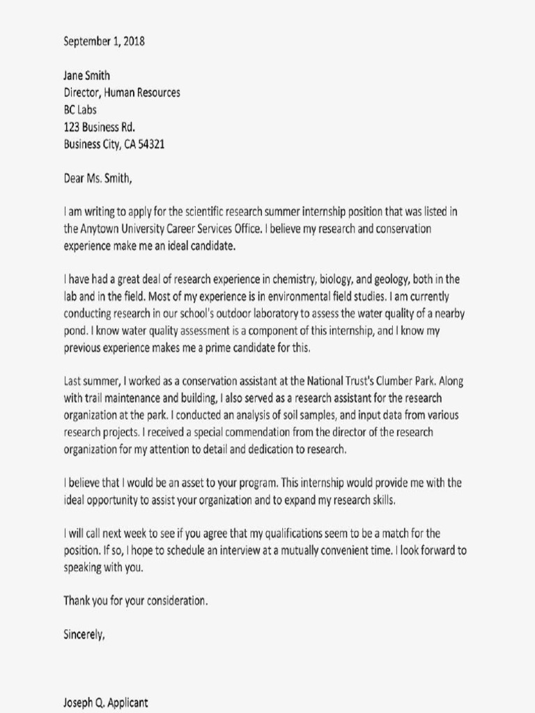 Cover Letter For Medical Internship Resume JPG | PDF