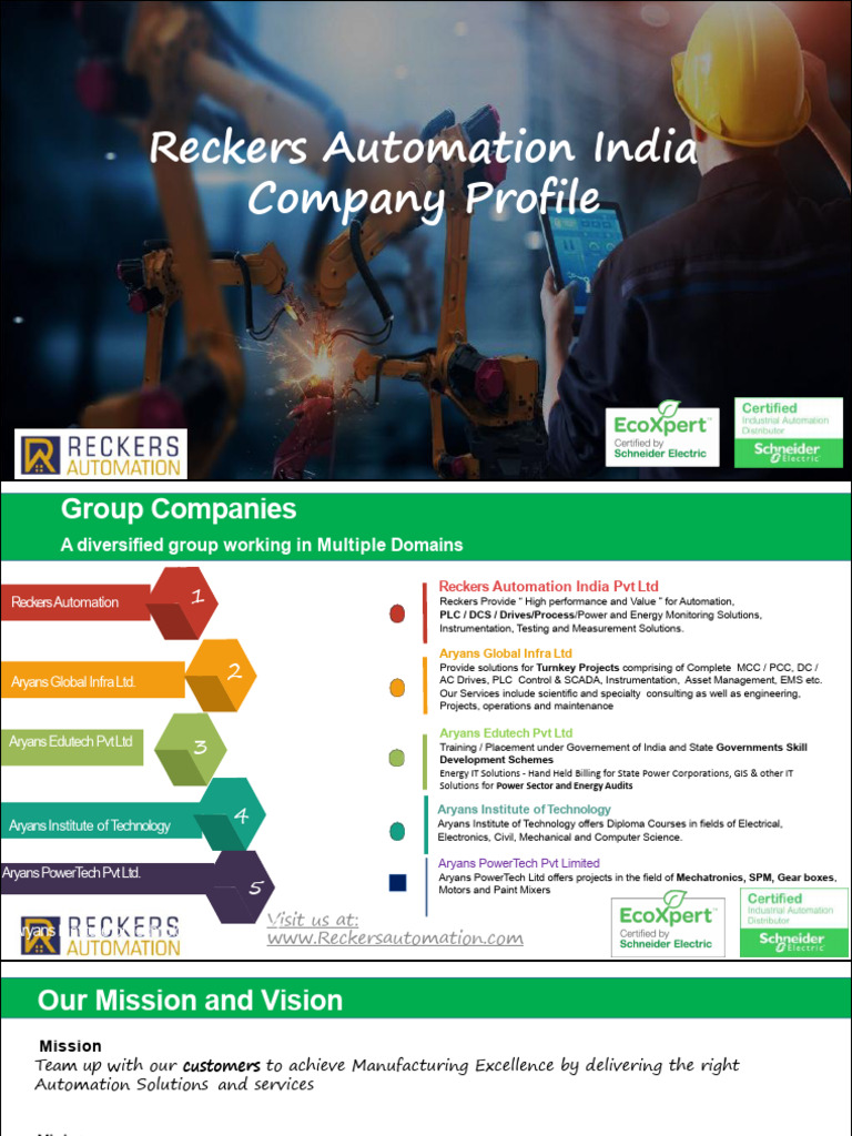 Reckers Introduction 2024 | PDF | Automation | Programmable Logic ... Reckers Introduction 2024 | PDF | Automation | Programmable Logic ...