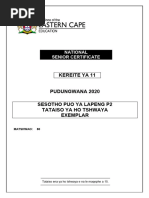 Sesotho Poetry Melodi Ya Dithothokiso | PDF | Learning | Teachers