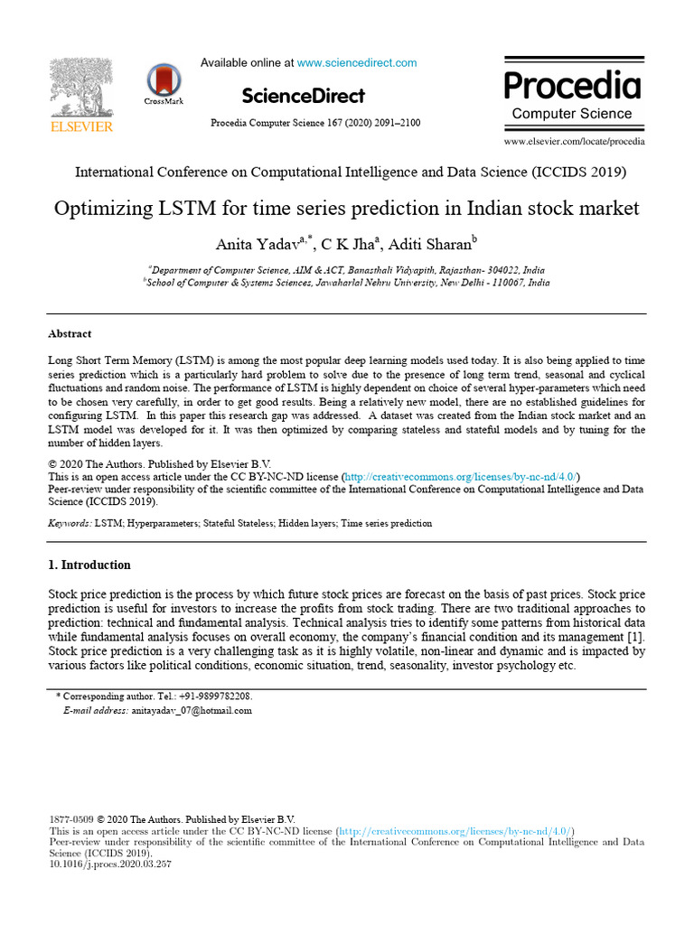 LSTM 2 | PDF | Artificial Neural Network | Deep Learning