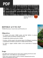 Ra 9147 | PDF | Wildlife | Endangered Species