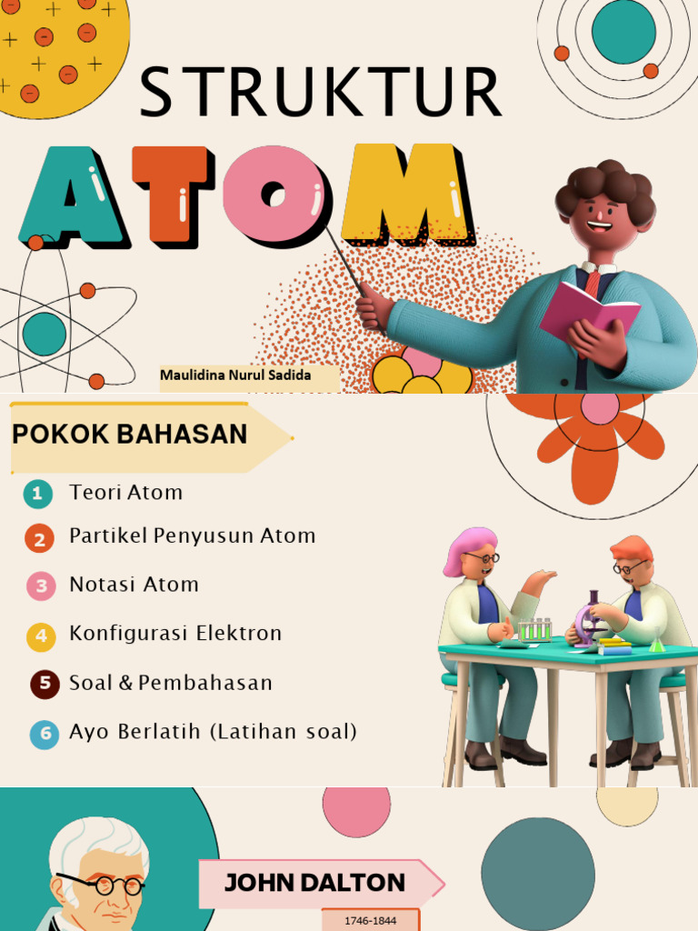 Struktur Atom Dan Konfigurasi Elektron | PDF | Sains & Matematika