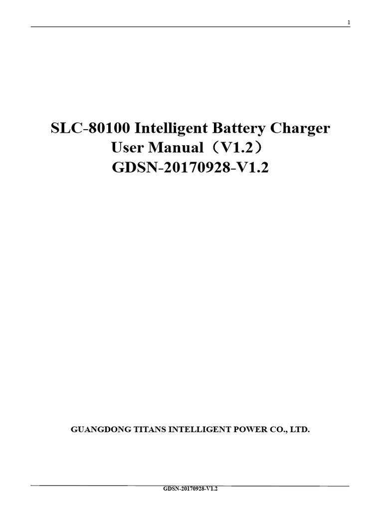 Official-SLC-80100User Manual-V1.2 | PDF | Rectifier | Power Supply
