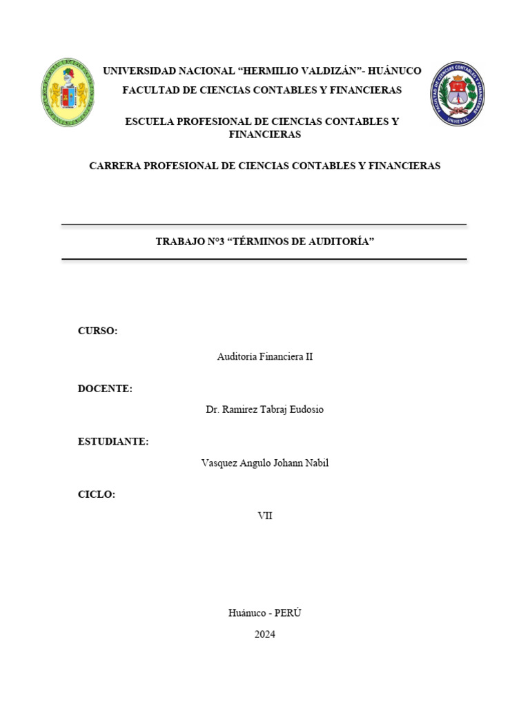 Glosario de Términos de Auditoria | PDF | Auditoría | Contabilidad