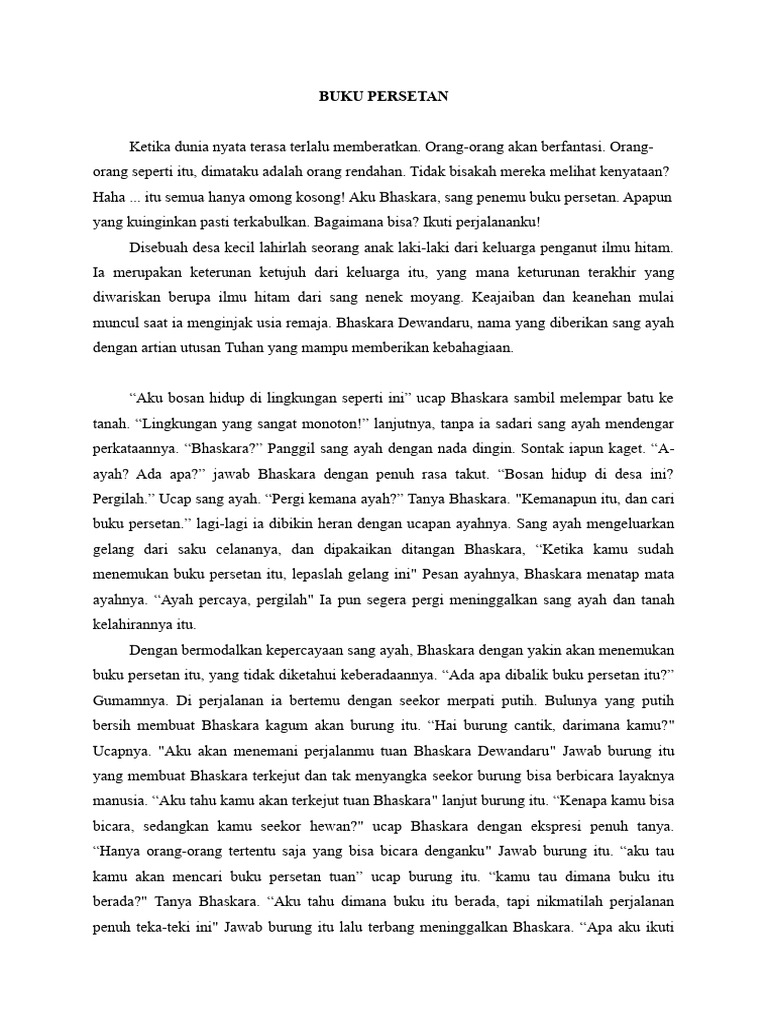 Bhaskara dan Buku Persetan: Petualangan Penuh Misteri | PDF | Agama ...