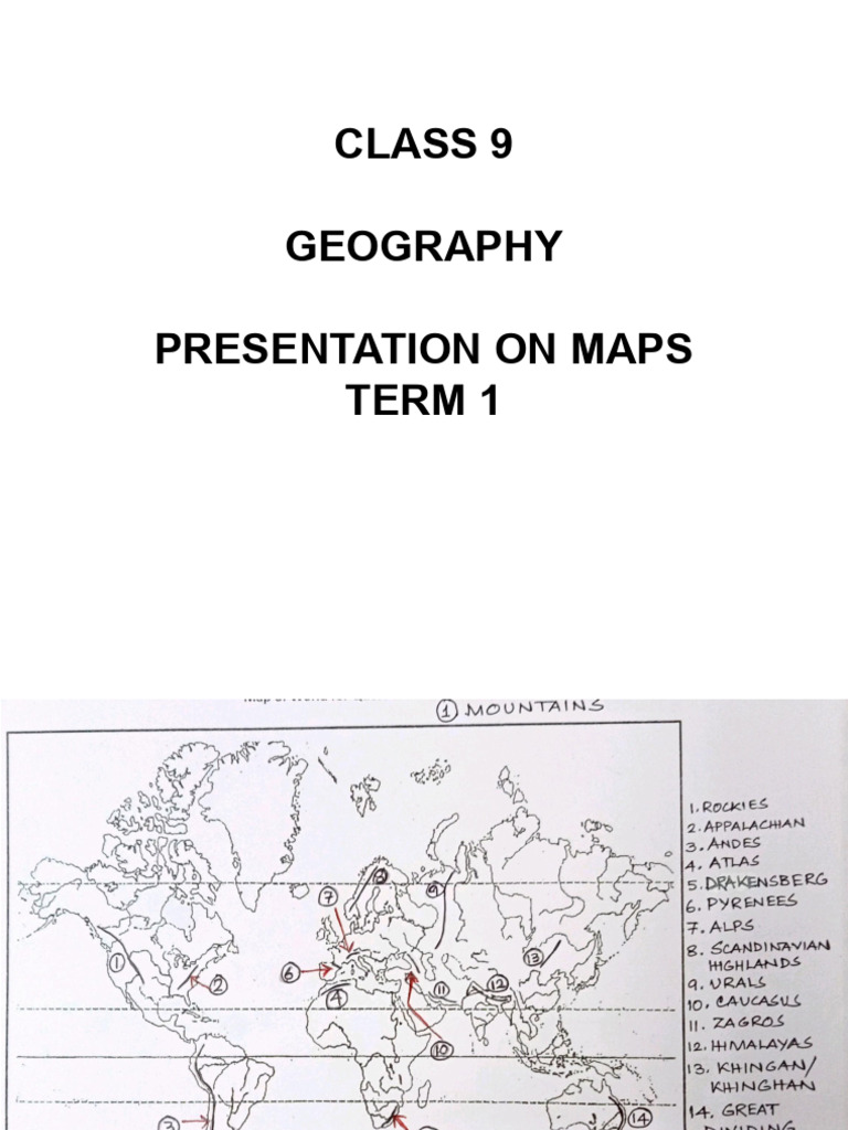 Class 9 Map Term 1 (2024-25) | PDF