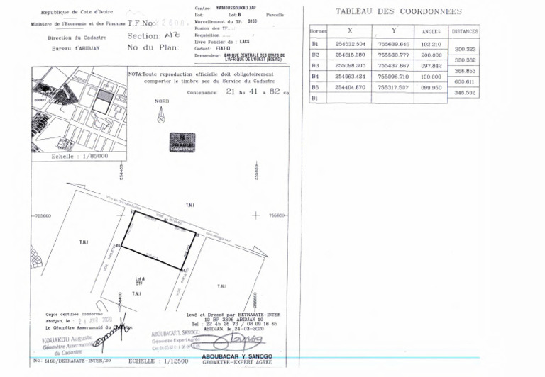 Plan Cadastral | PDF