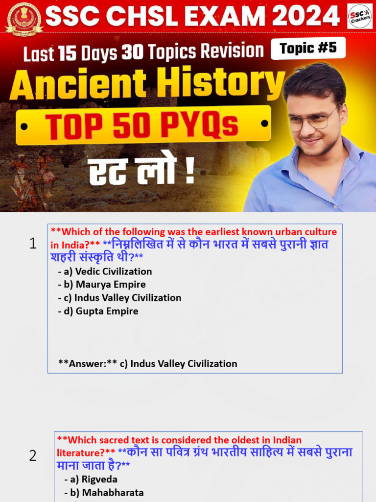 Indian History Quiz | PDF | Ashoka | Indian Religions