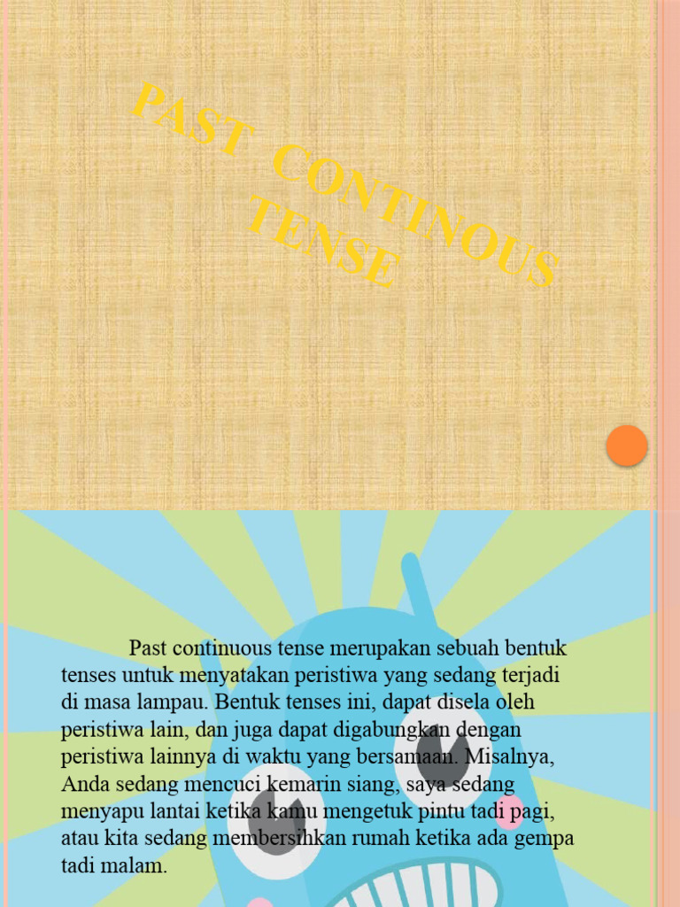 Tugas Past Continous Tense Presentation | PDF | Grammar | Languages